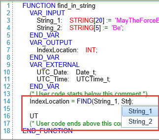 Structured Text Functions