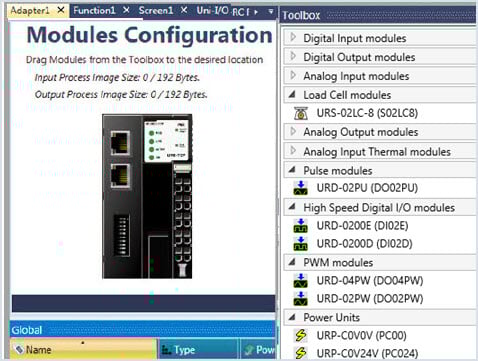 URB Remote I/O (UniStream Remote I/O)
