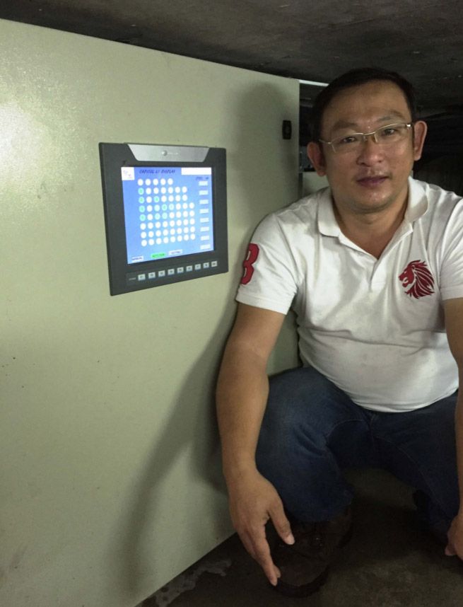 Programmable Logic Controller+HMI - fountain control sequence